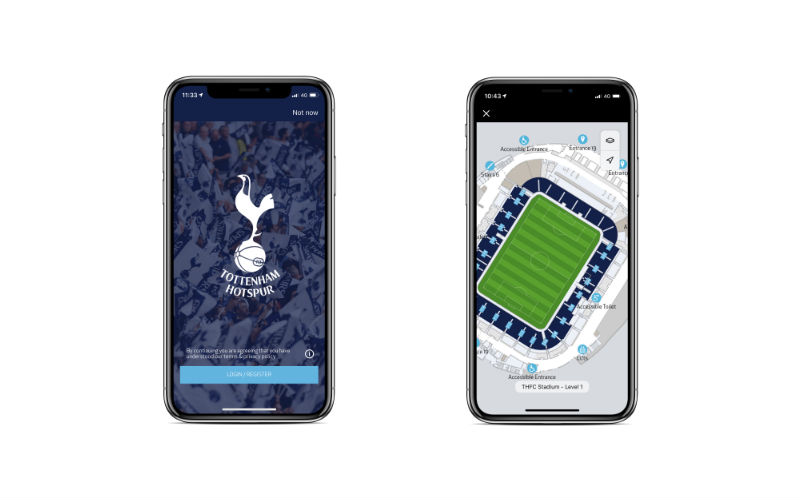 Cutting-edge app for Tottenham Hotspur fans as stadium debuts