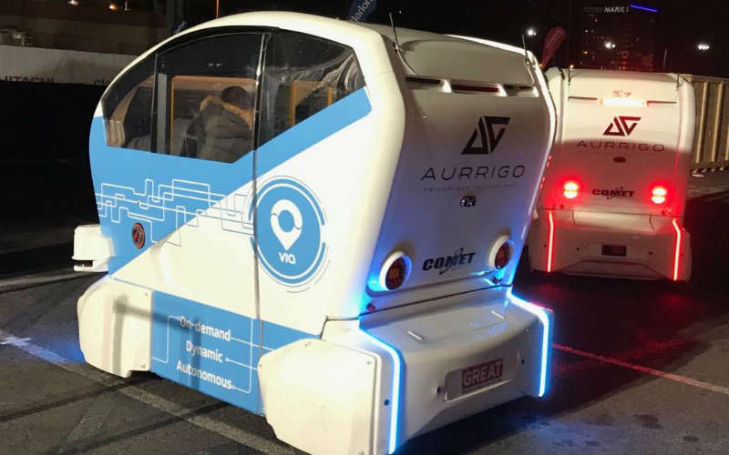 Self-driving pods born in Coventry unveiled at CES